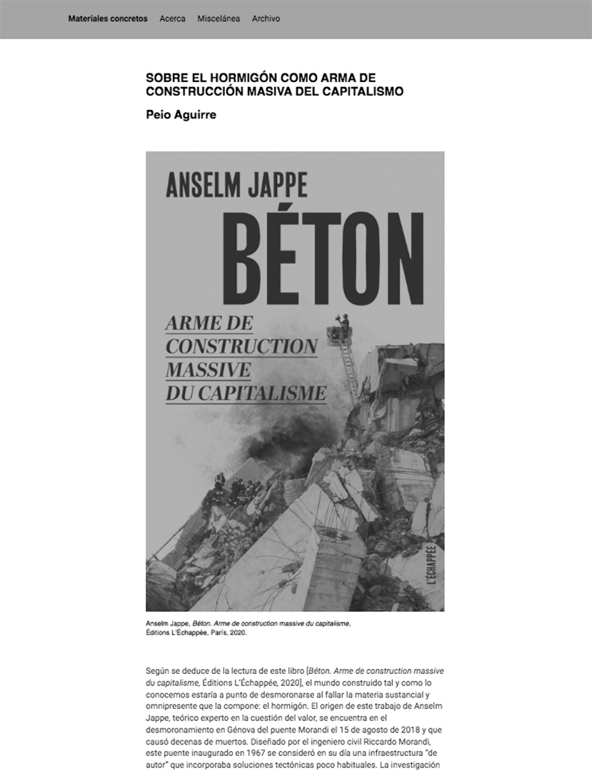 Materiales Concretos Flujos Comunes